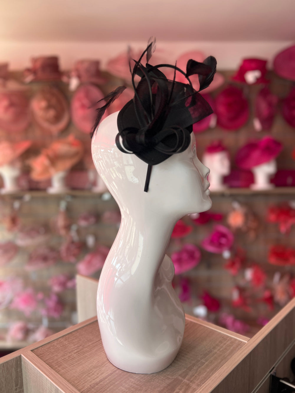 Black Fascinators - Black Hair Fascinators & Black Fascinator Hats