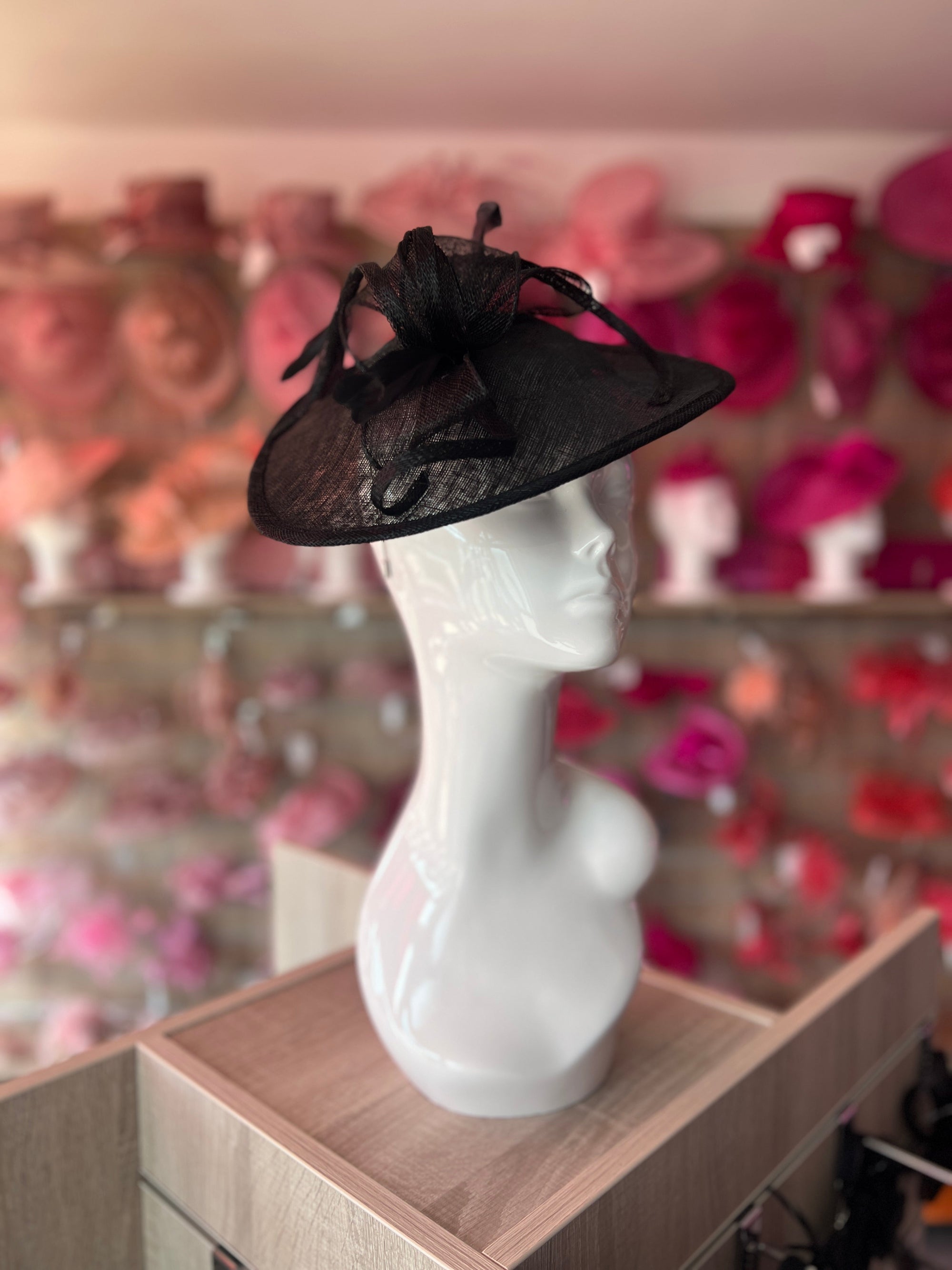 Black Fascinators - Black Hair Fascinators & Black Fascinator Hats