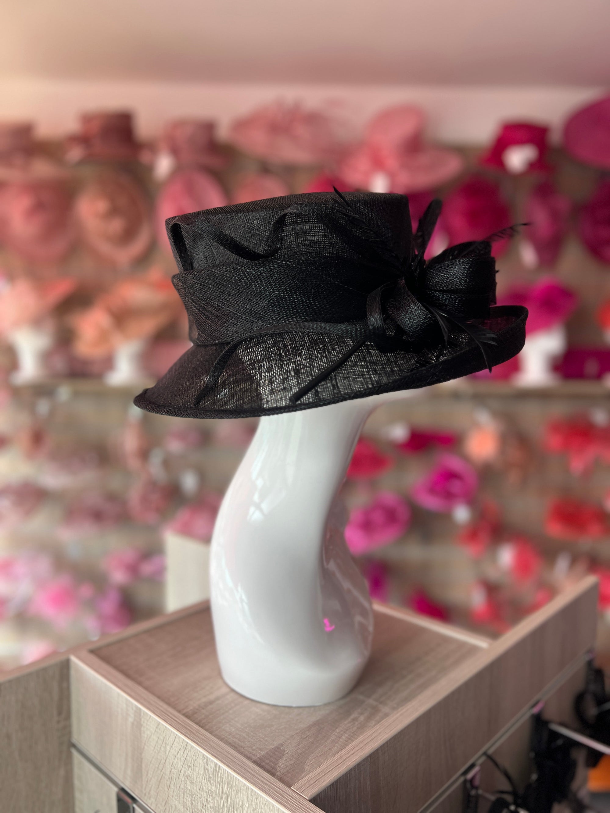 Black Fascinators - Black Hair Fascinators & Black Fascinator Hats
