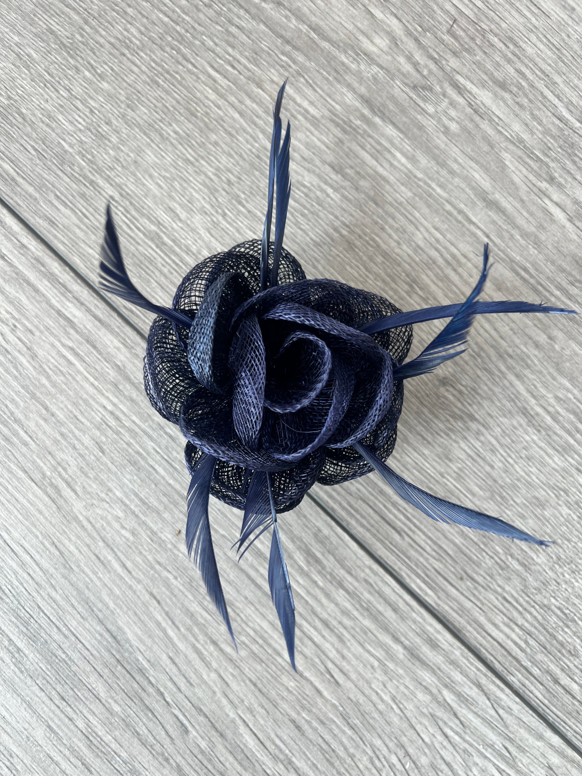 Navy Fascinators - Navy Hair Fascinators & Navy Fascinator Hats