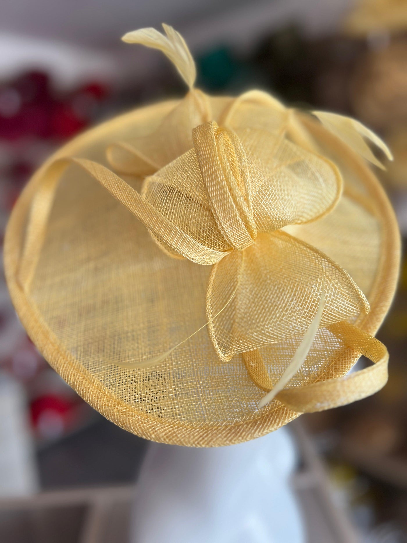 Yellow Fascinators - Yellow Hair Fascinators & Yellow Fascinator Hats