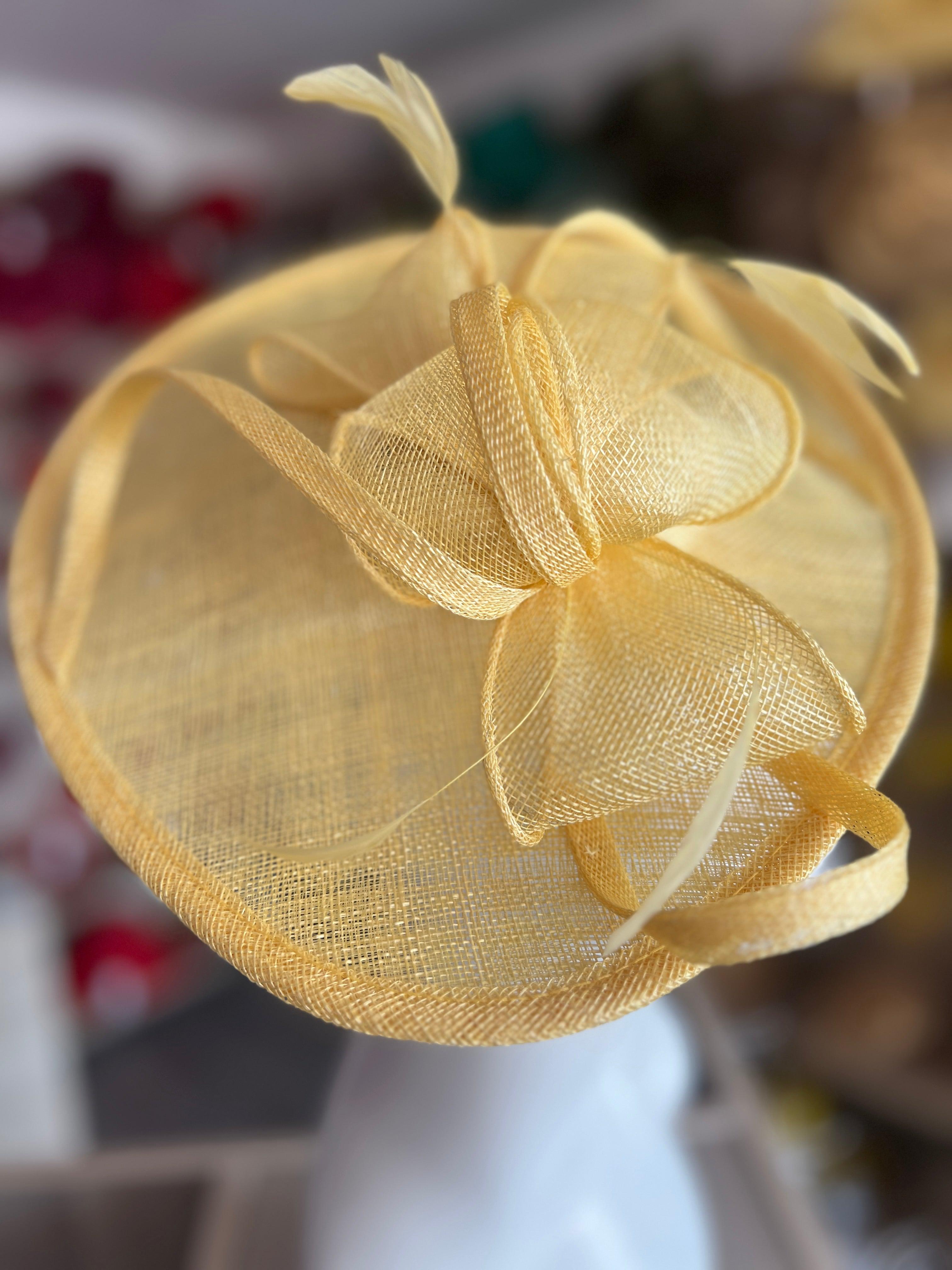 Yellow Fascinators - Yellow Hair Fascinators & Yellow Fascinator Hats