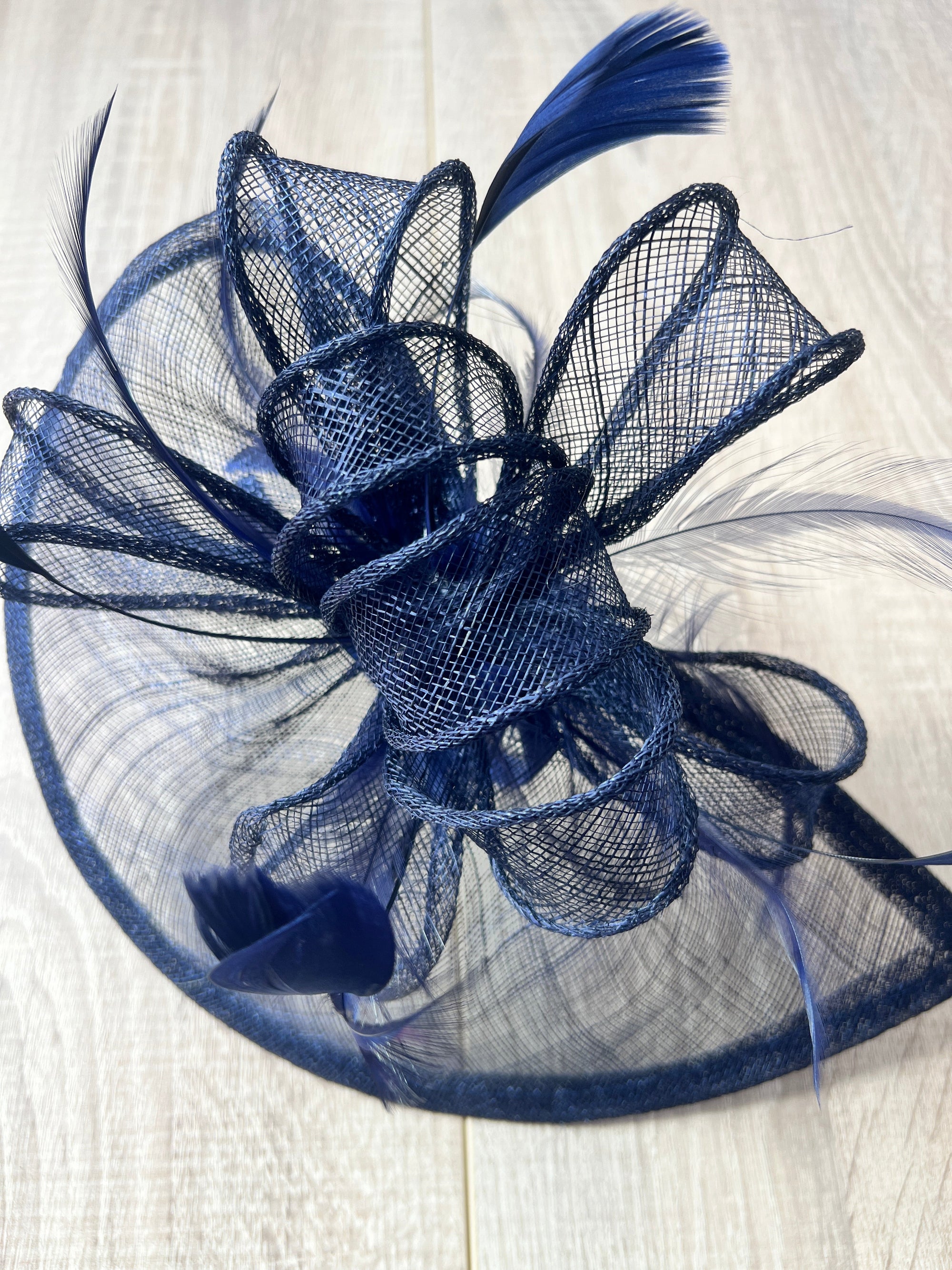 Navy Fascinators - Navy Hair Fascinators & Navy Fascinator Hats