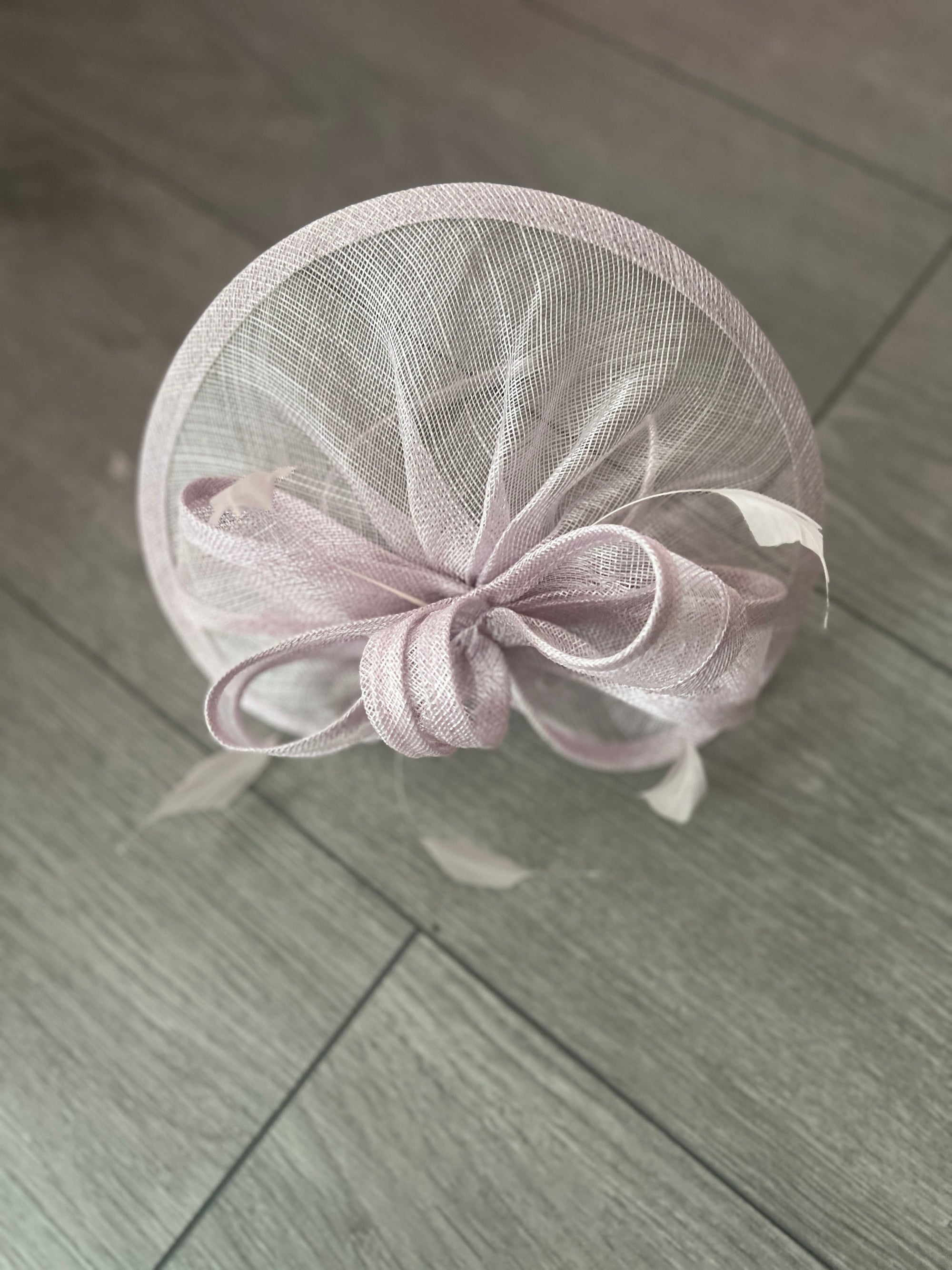 Orchid Curved Disc Fascinator