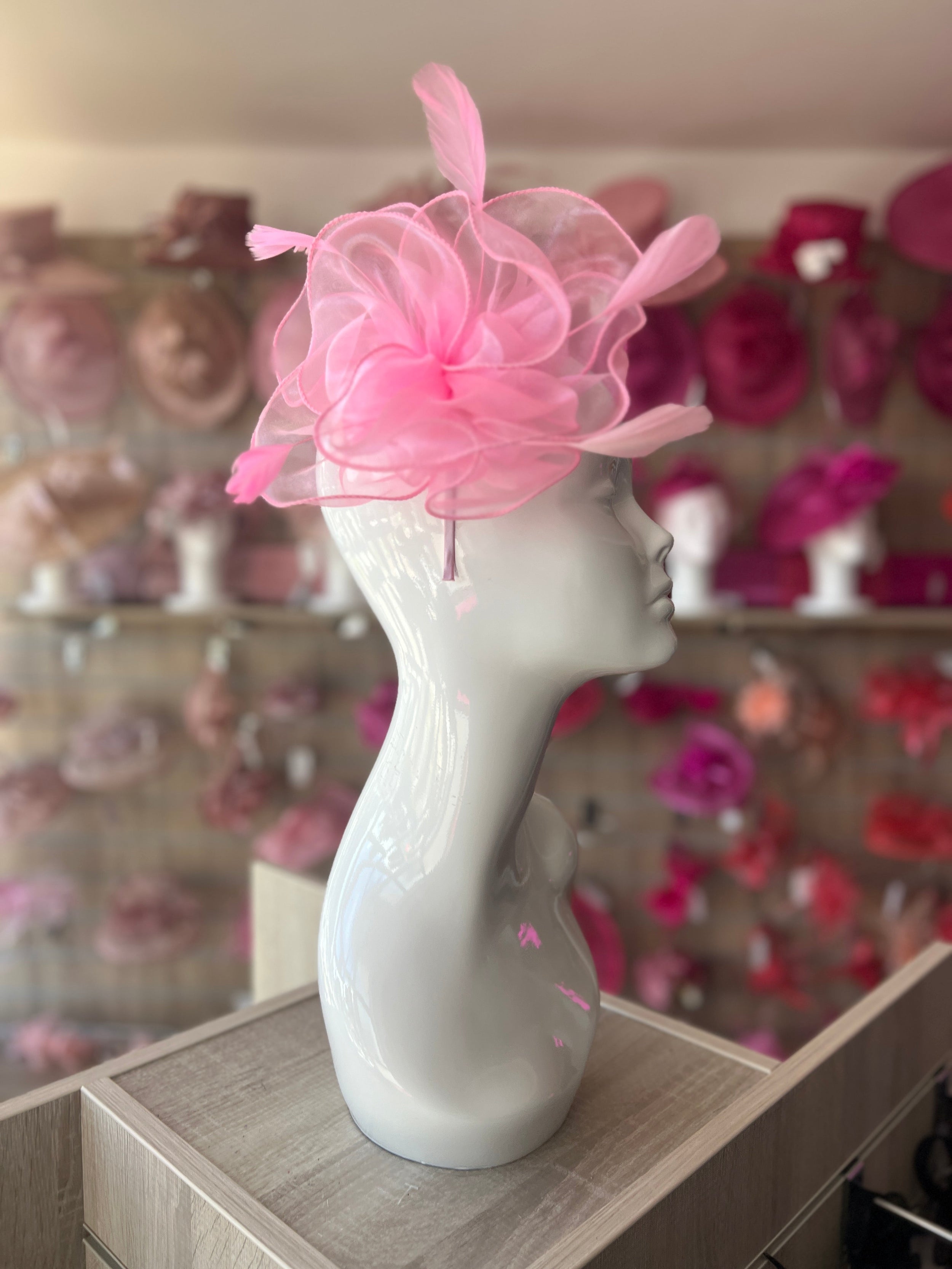 Pink Fascinators - Pink Hair Fascinators & Pink Fascinator Hats