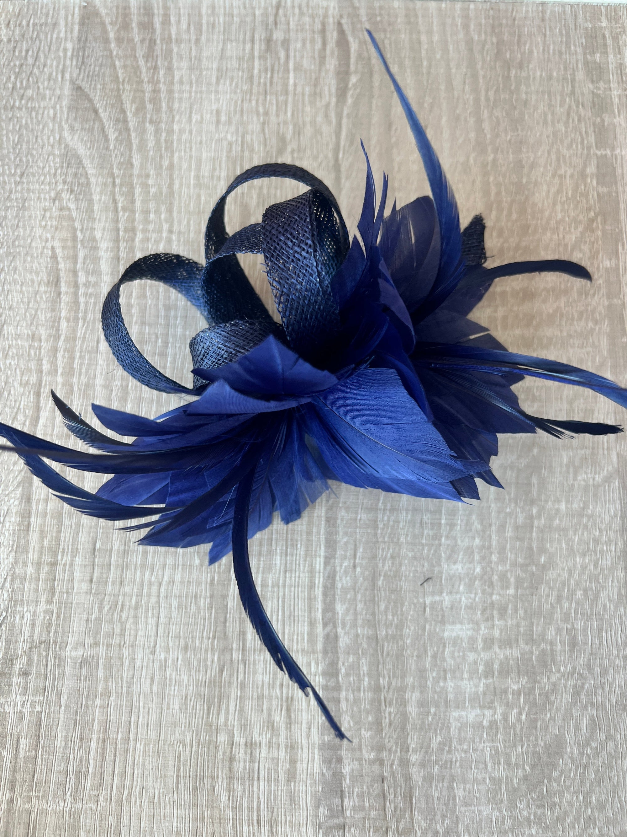Navy Fascinators - Navy Hair Fascinators & Navy Fascinator Hats