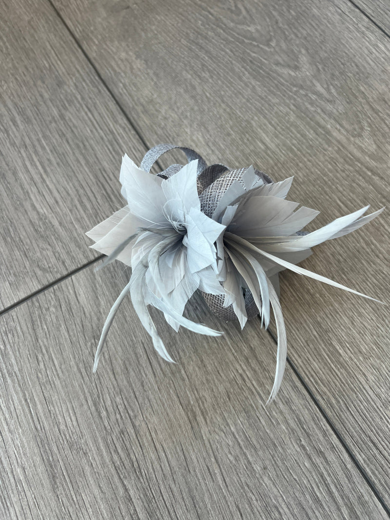 Grey Fascinators - Grey Hair Fascinators & Grey Fascinator Hats