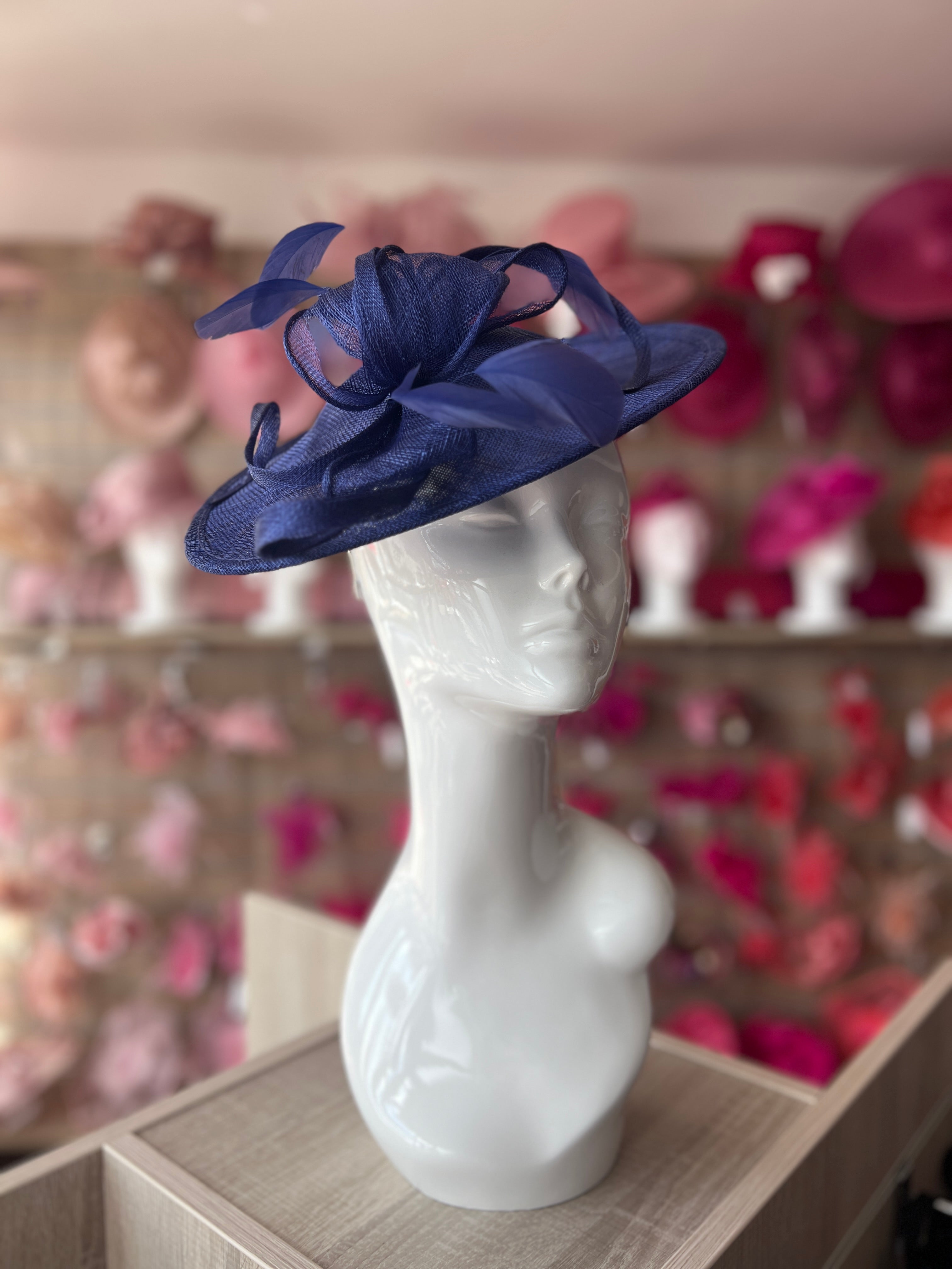 Blue hats and fascinators store