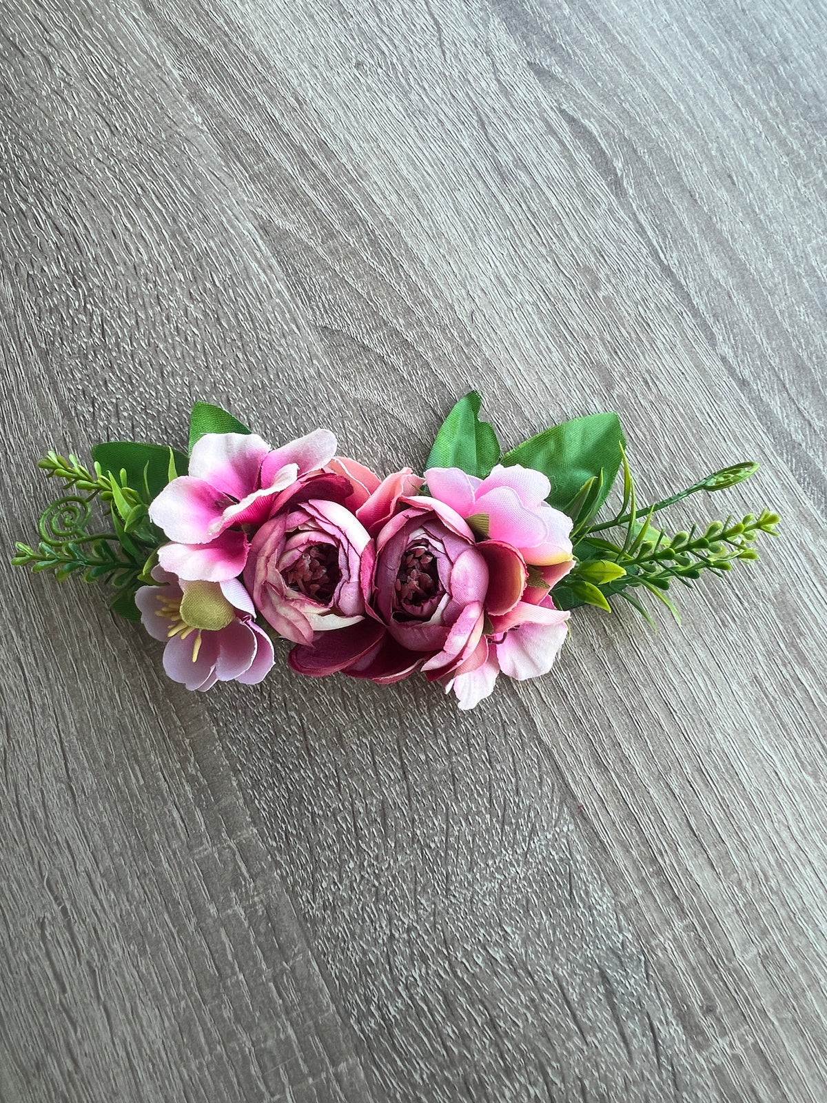 Flower corsage hair clip store
