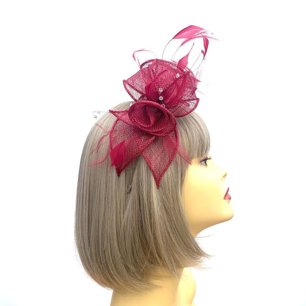 Red Fascinators - Red Hair Fascinators & Red Fascinator Hats