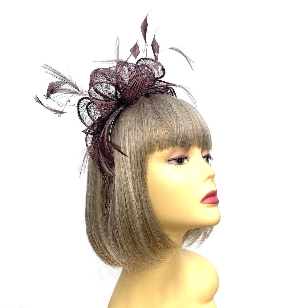 Brown Fascinators - Brown Hair Fascinators & Brown Fascinator Hats