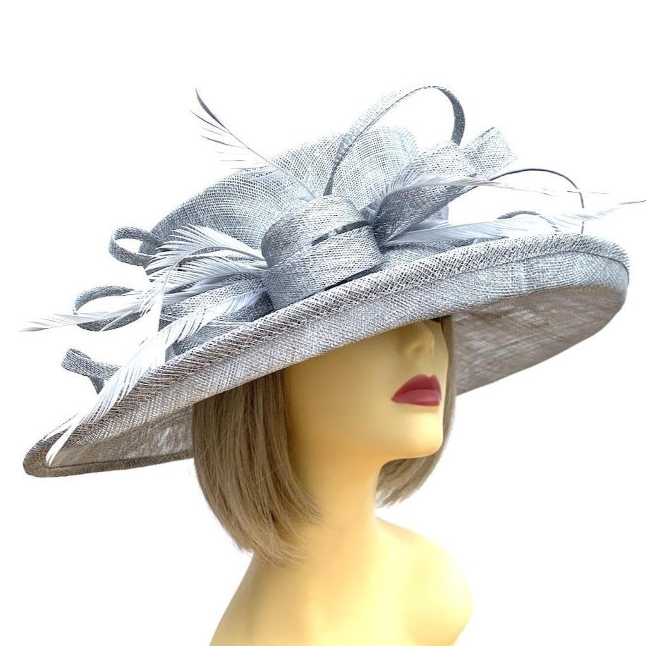 Silver Fascinators - Silver Hair Fascinators & Silver Fascinator Hats