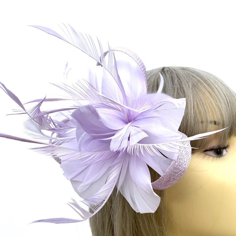 Lilac Fascinators - Lilac Hair Fascinators & Lilac Fascinator Hats