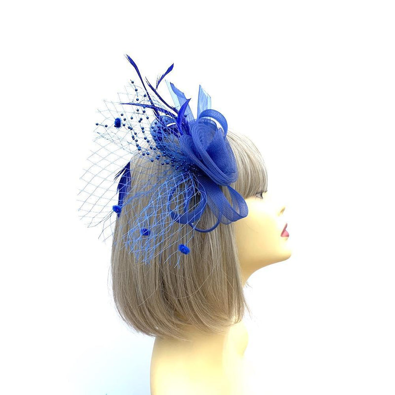 Blue Fascinators - Blue Hair Fascinators & Blue Fascinator Hats