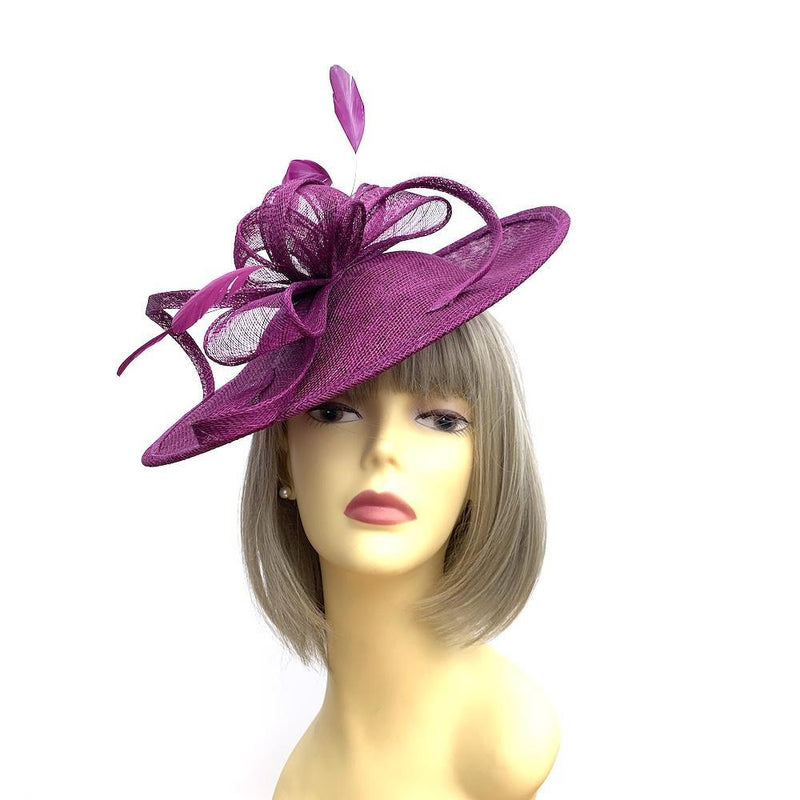 Purple Fascinators - Purple Hair Fascinators & Purple Fascinator Hats