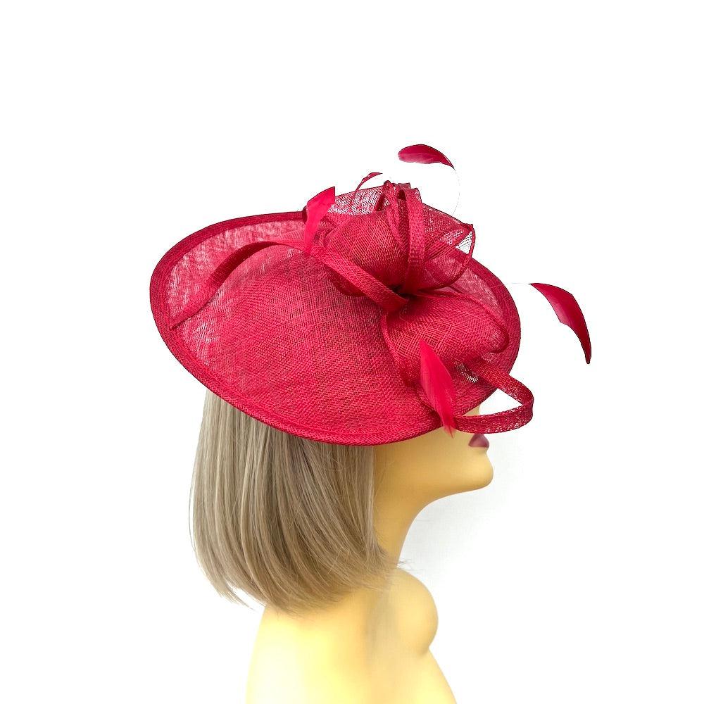 Red Fascinators - Red Hair Fascinators & Red Fascinator Hats