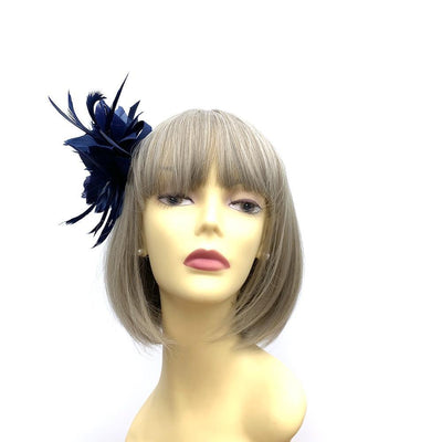 Navy Fascinators - Navy Hair Fascinators & Navy Fascinator Hats